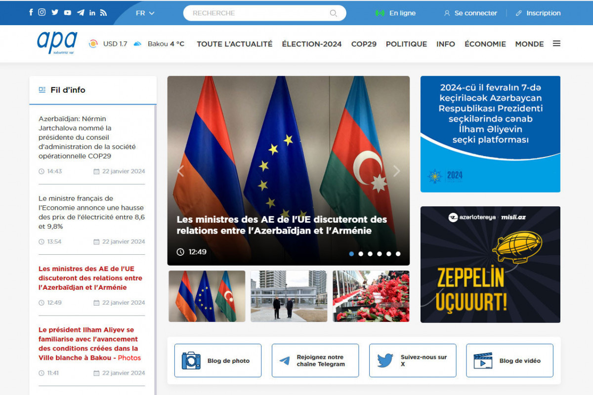 L'Agence de presse APA lance sa nouvelle édition en langue française